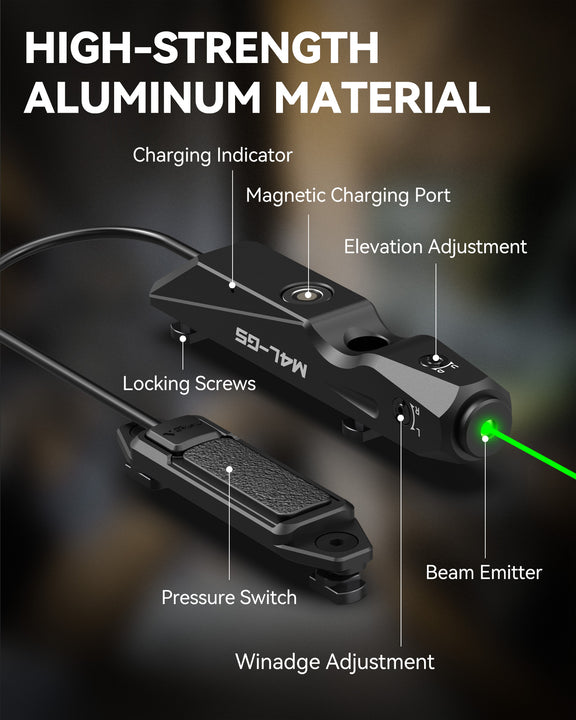 Votatu Green Laser with Pressure Switch Compatible with M-Lok Rail – VOTATU